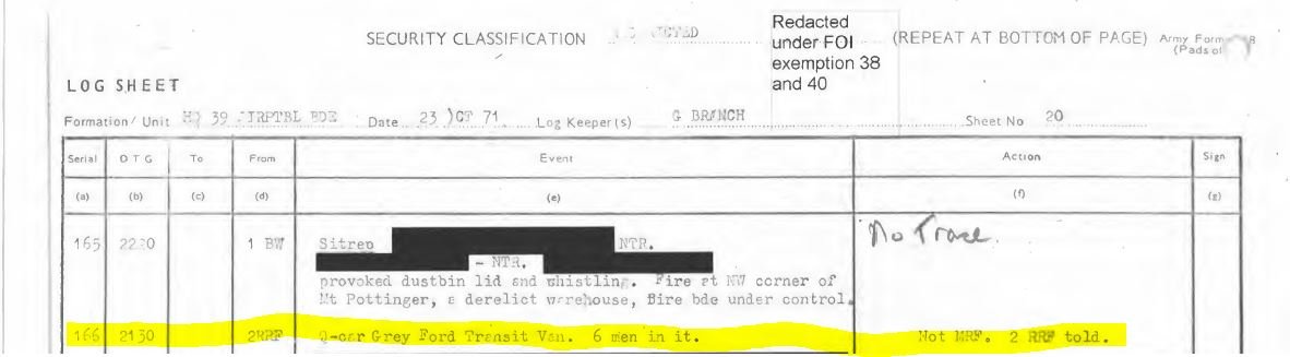 Earliest Record of Operational MRF? - Paper Trail (Legacy Archive Research)
